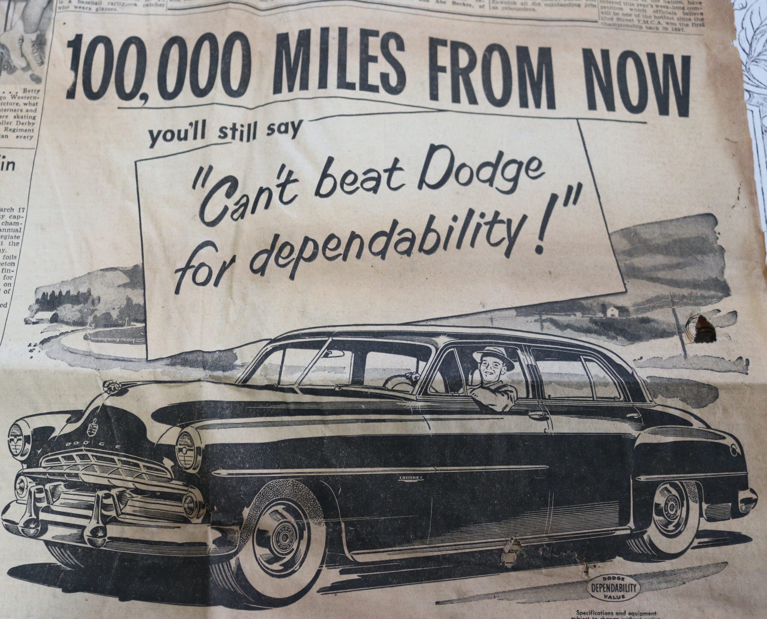 RIDE-CT: New Car Ads In Old Newspapers At "Unbelievable" Prices