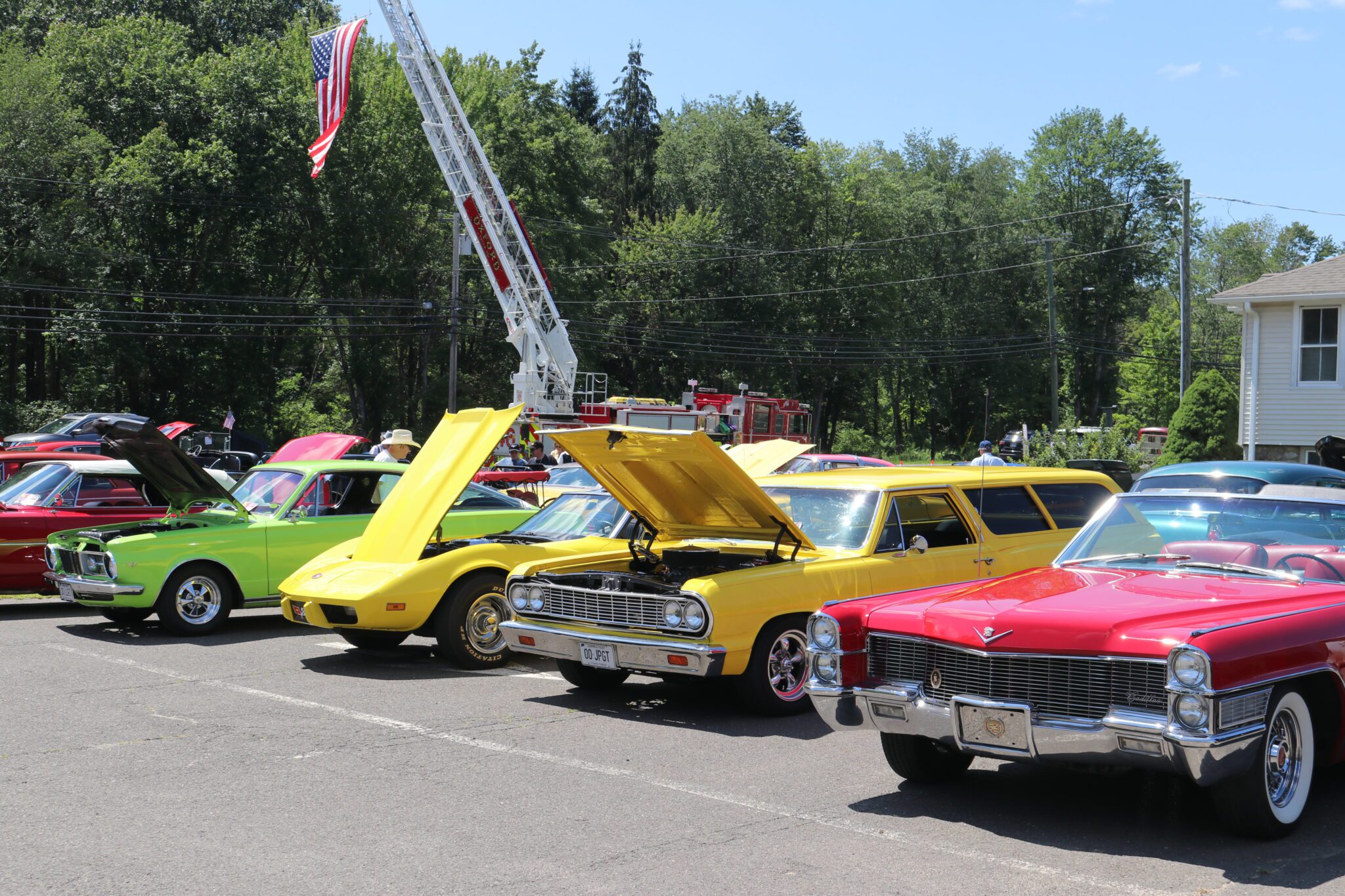 Overflow Crowd At Oxford Center Volunteer Fire Company Car Show (with ...