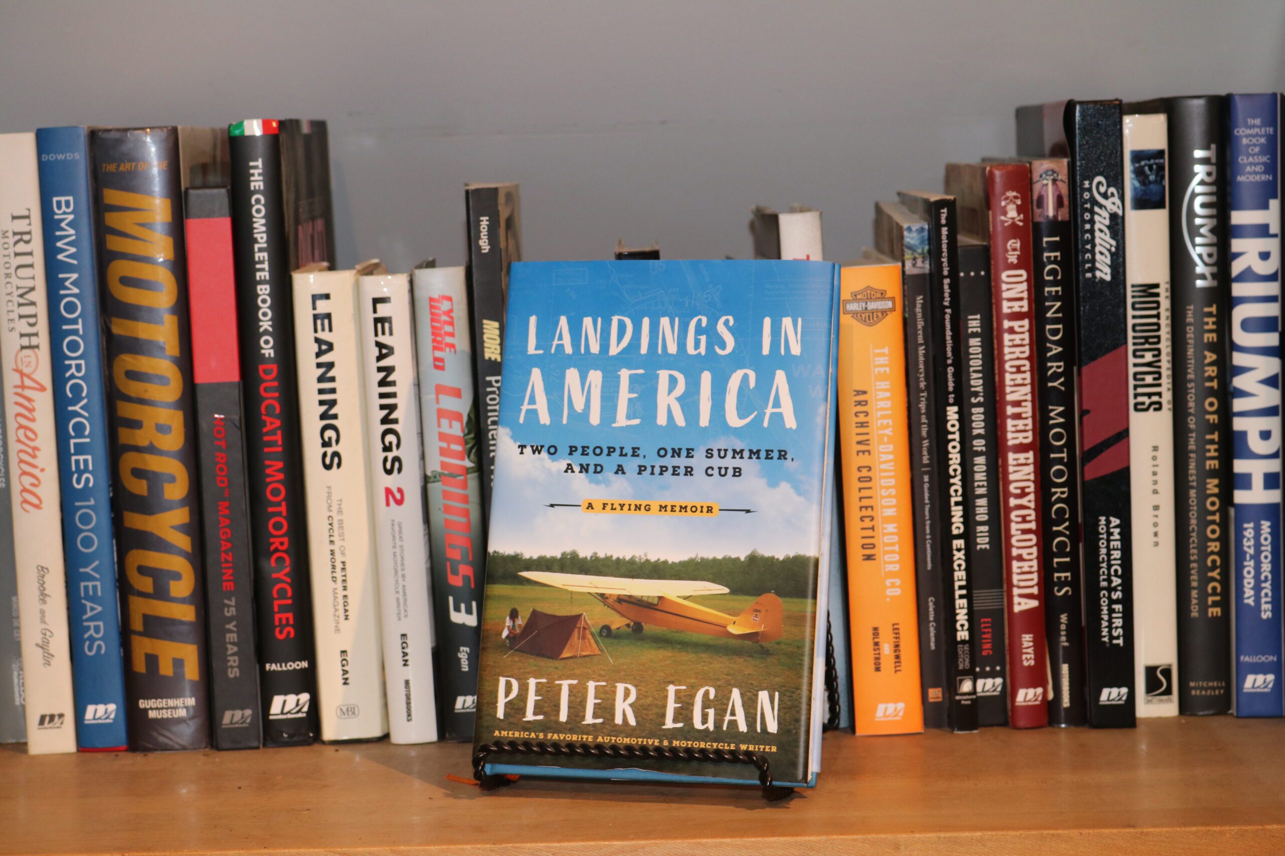 Perfect Touchdown for Pete Egan's "Landings in America"