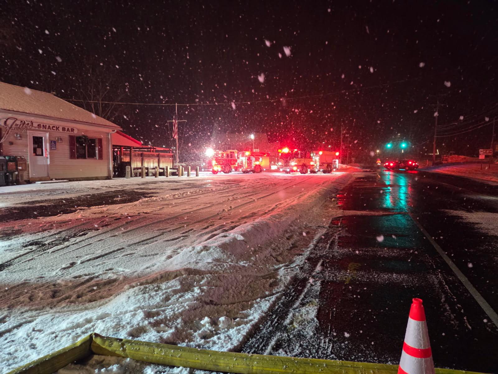 New Year's Day Fire At Fritz's Snack Bar In Oxford